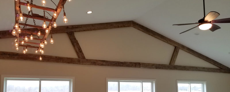 Custom Beam Skin Install | Tuscarora Wood Midwest